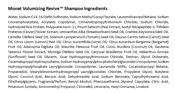 Monat Revive Shampoo Review - I Read Labels For You